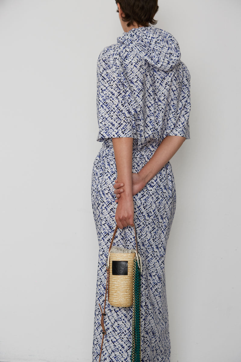 HANDMADE "PILI AND BIANCA" FLORENTINE STRAW BOTTLE HOLDER