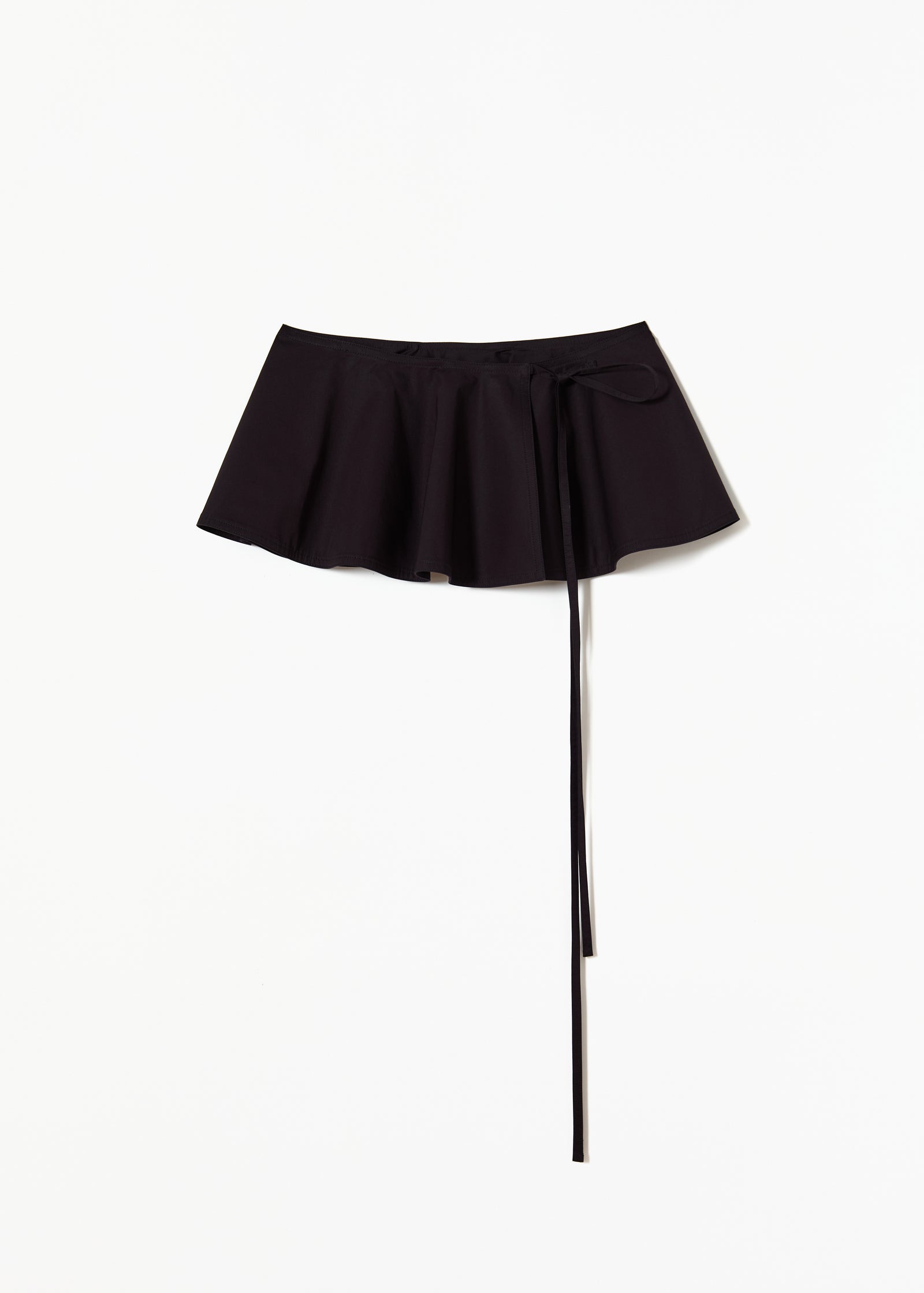Black Peplum Skirt Overlay - Plan C
