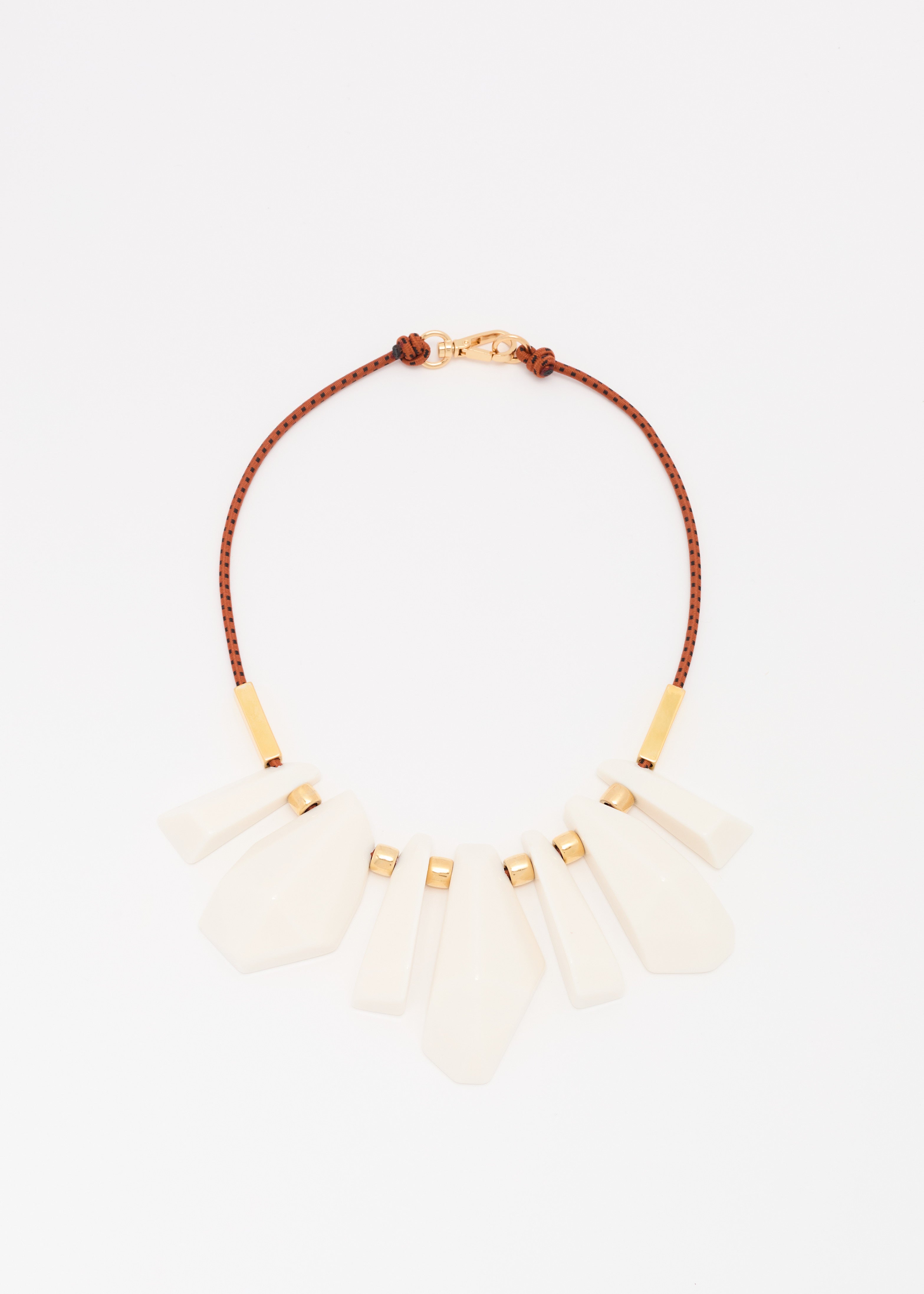 Irregular Milk Pendants Necklace - Plan C